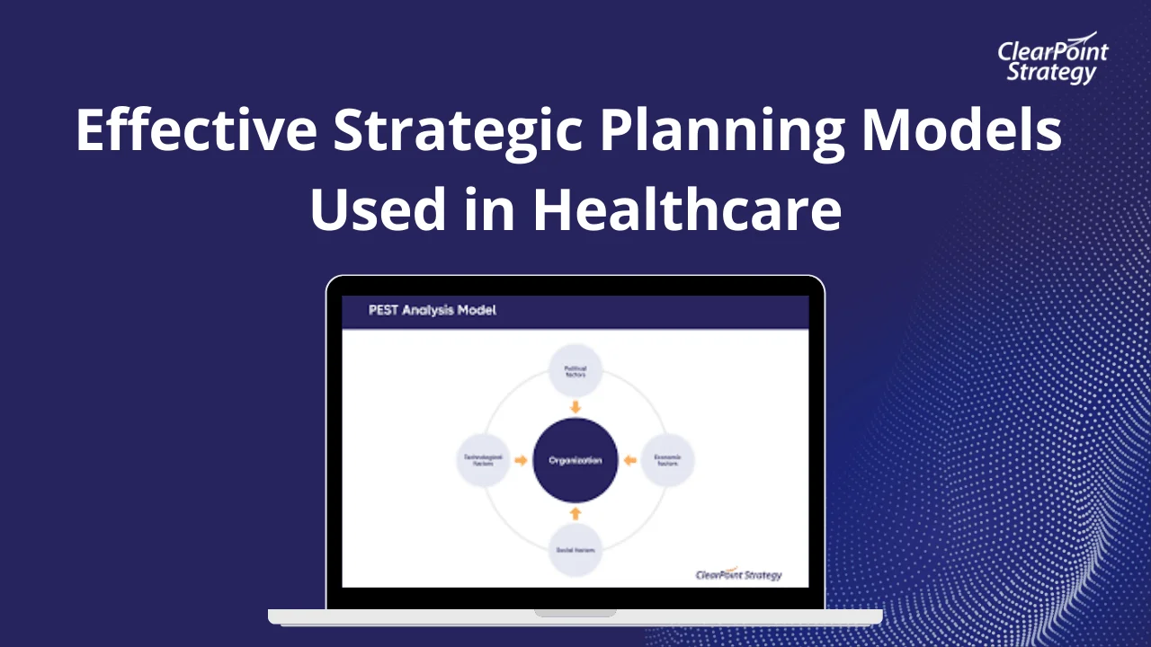 Top 7 Strategic Planning Models for Healthcare Success | ClearPoint Strategy Blog